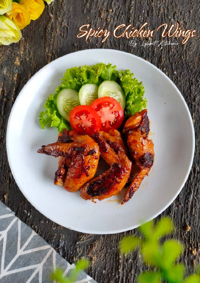 Resep Spicy Chicken Wings oleh Lyliput Kitchen's - Cookpad