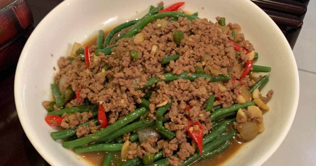 Resep Baby Buncis Daging Cincang oleh Terra Ali - Cookpad