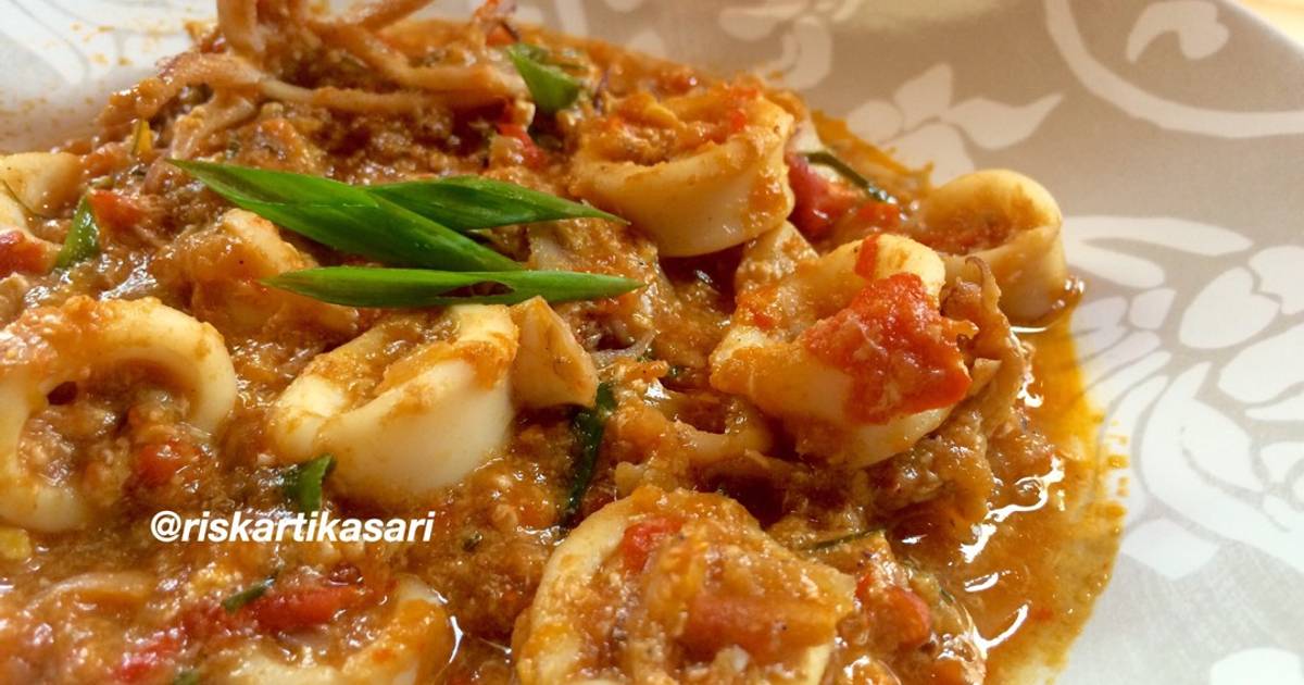 Resep Cumi Saus Padang oleh Riska Kartika Sari - Cookpad
