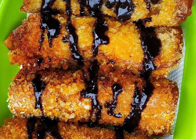 Resep Roti gulung piscok lumer oleh Sitiyoh - Cookpad