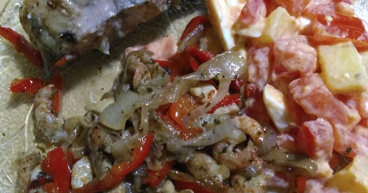 Bagre de río a la plancheta Receta de Mario H. Davi- Cookpad