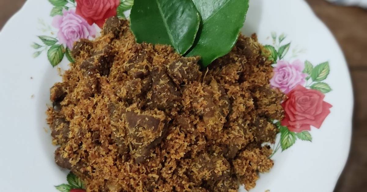 Resep Serundeng Daging (Dendeng Ragi) oleh Diyah Puspita Rini - Cookpad