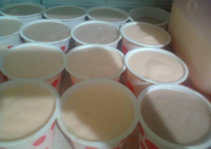 Resep Es Krim jeruk Nutrisari dan Es krim pop ice coklat (sederhana tp ...