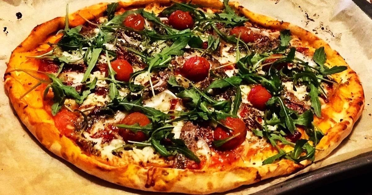 Pizza de anchoas - 162 recetas caseras- Cookpad