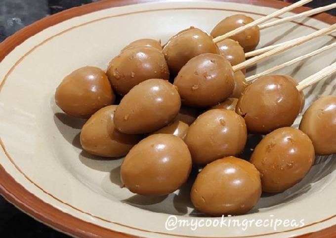 Resep Sate Telur Puyuh oleh My Cooking Recipeas - Cookpad