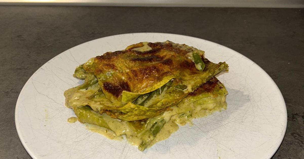 Green Lasagna With Pesto And Green Beans Recipe By The Eatalian Way
