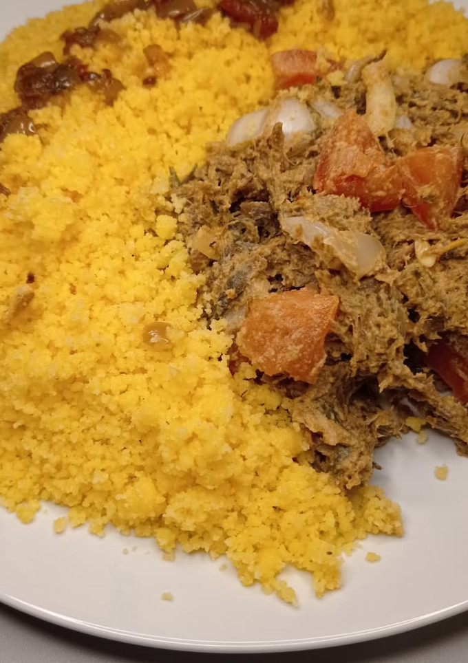 Coucous De Maïs Et De Riz +,Salade D'hibiscus Blanc de Nina - Cookpad