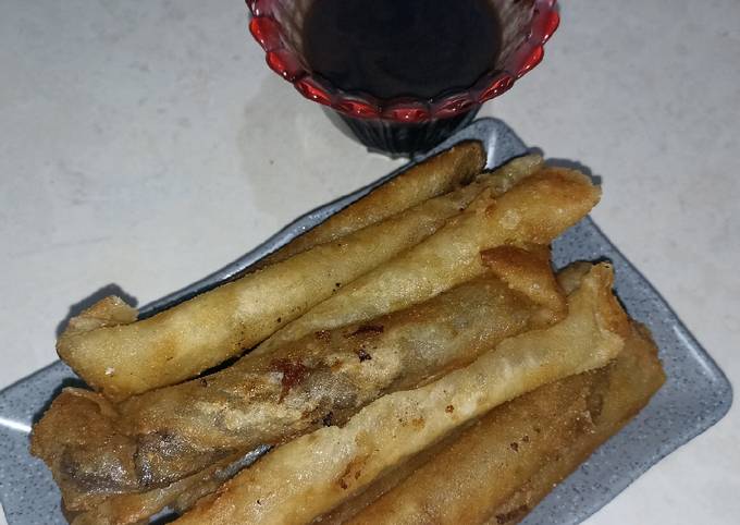 Resep Stik pisang saus cokelat oleh Agustina_Syams - Cookpad