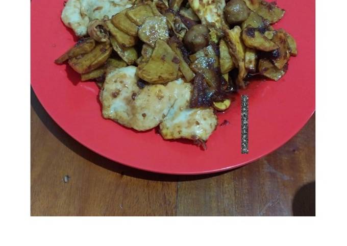 Resep Kentang telur kecap oleh IG . llanykitchen - Cookpad
