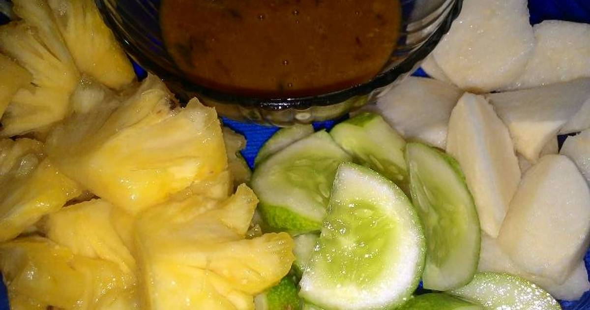 Resep Rujak buah/lutis oleh Murni Dwi Arti - Cookpad