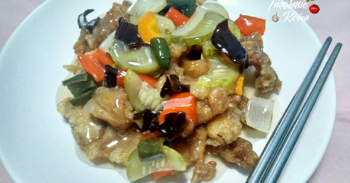 Resep Chicken Tangsuyuk (치킨 탕수육) oleh Taawonie Kitchen - Cookpad