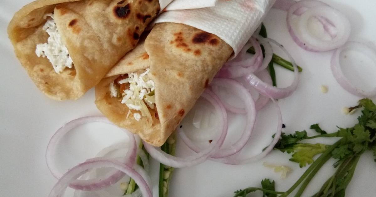 Veg chapati roll Recipe by Archana Agrawal - Cookpad