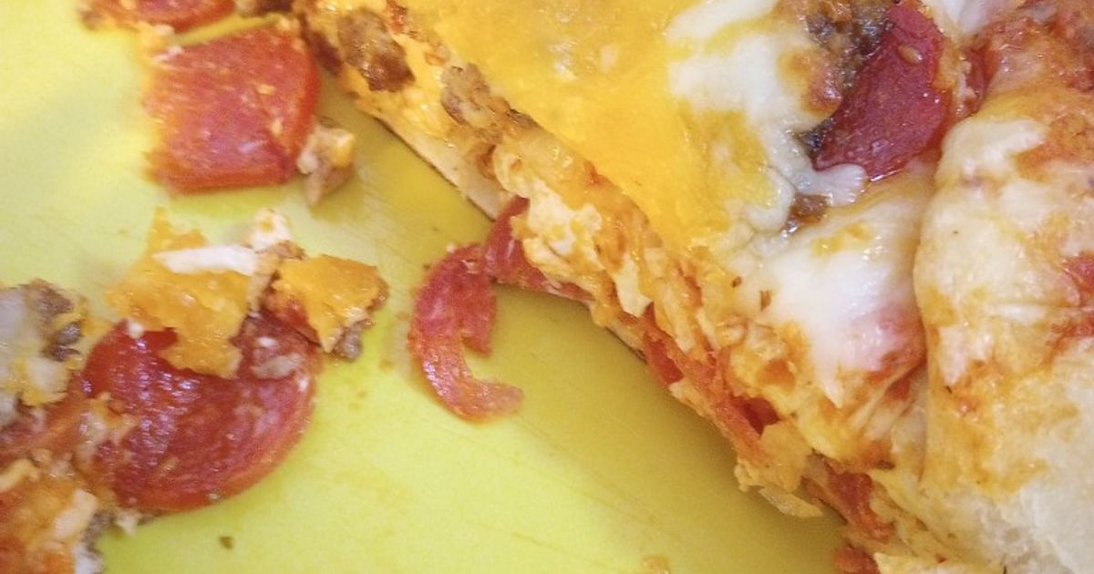 Double Decker Pizza Recipe by skunkmonkey101