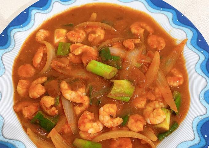 Resep Udang saos padang oleh Yanti - Cookpad