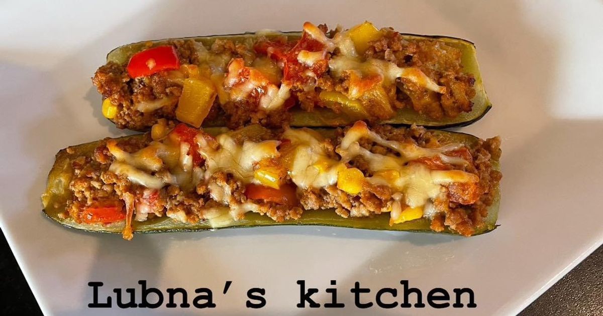 Stuffed Courgette Boats: Recipe by Lubna’s Kitchen - Cookpad