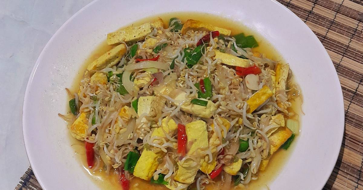 Resep Tumis Toge / Kecambah Tahu Saos tiram oleh Nanan Wahyuni - Cookpad