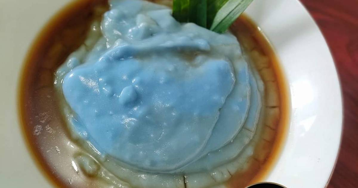 Resep Bubur sumsum bunga Telang oleh Erni Apriana - Cookpad