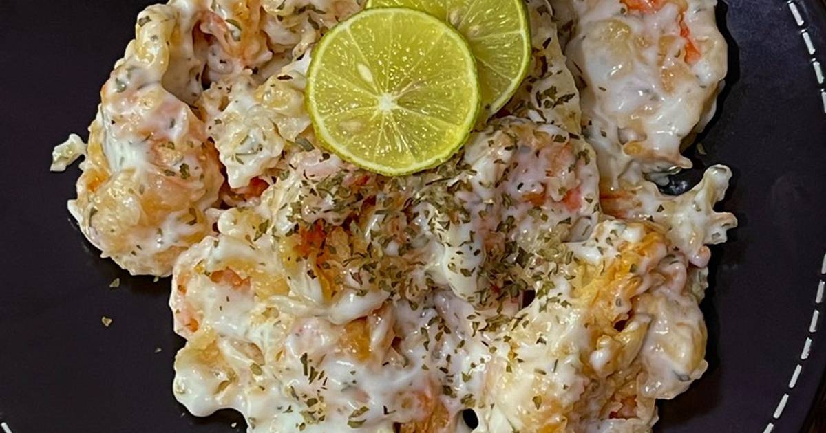 Resep Udang Saus Mayonnaise 🍤 oleh Kiki Karlina - Cookpad