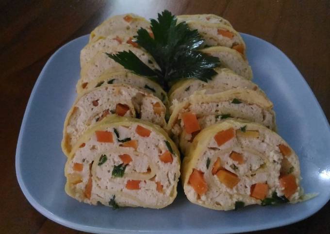 Resep Rolade Tahu+Wortel ♡ oleh Nur Istiqomah - Cookpad