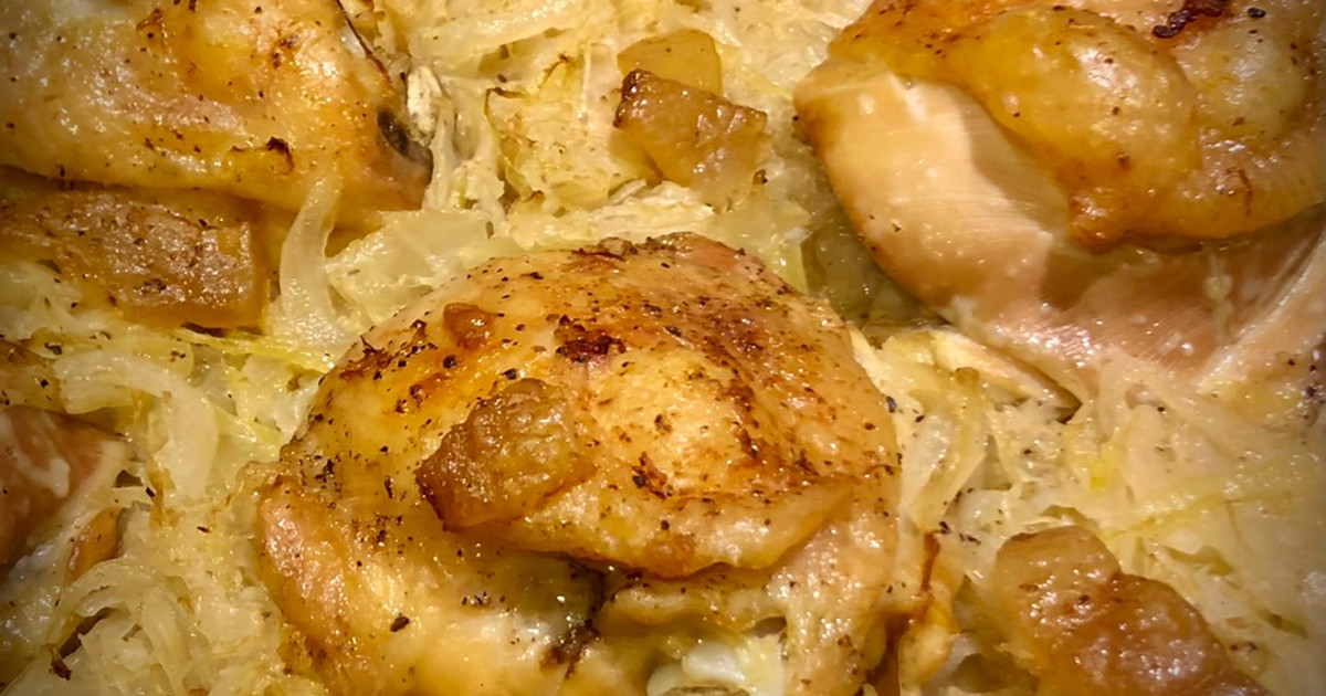 Sült Csirkecomb Párolt Káposztával | Bibu receptje - Cookpad receptek