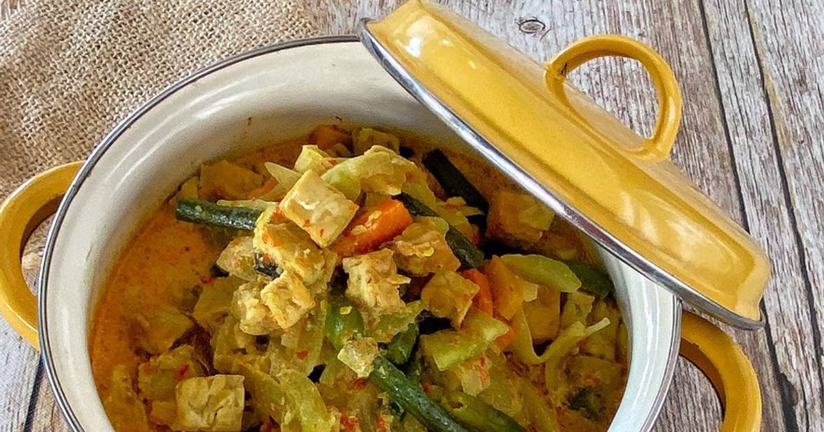 Resep Sayur Santan Tempe dan Labu Siam oleh Pratiwi Pramuharsih - Cookpad