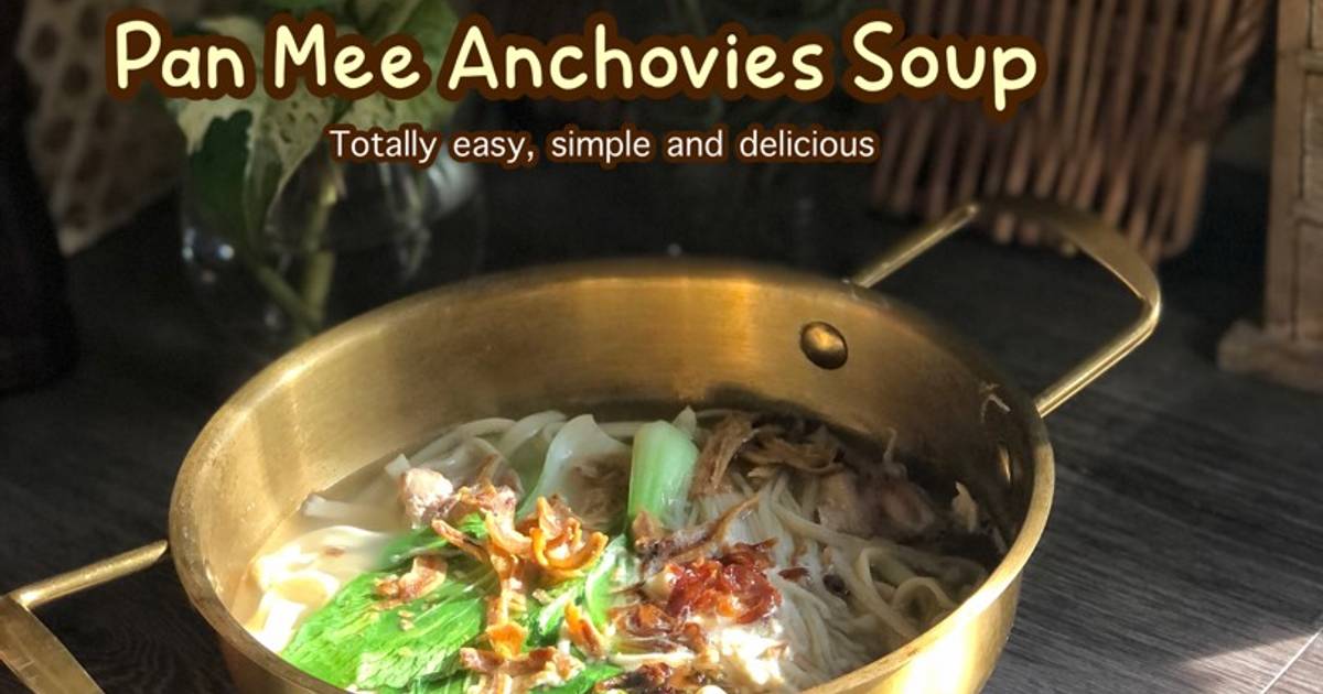 Resipi Pan Mee Anchovies Soup oleh Salina Jalaludin - Cookpad