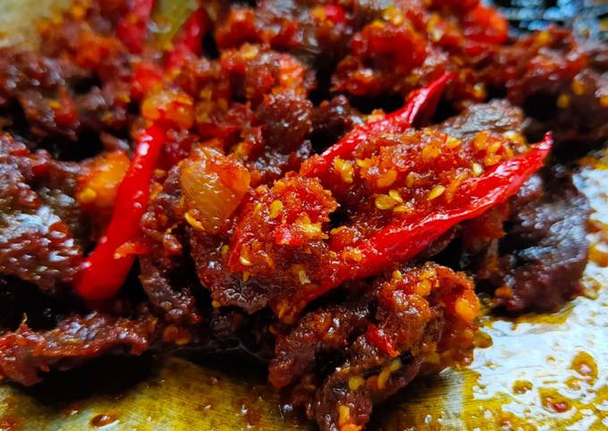 Resep Dendeng batokok (balado) oleh Rosita - Cookpad