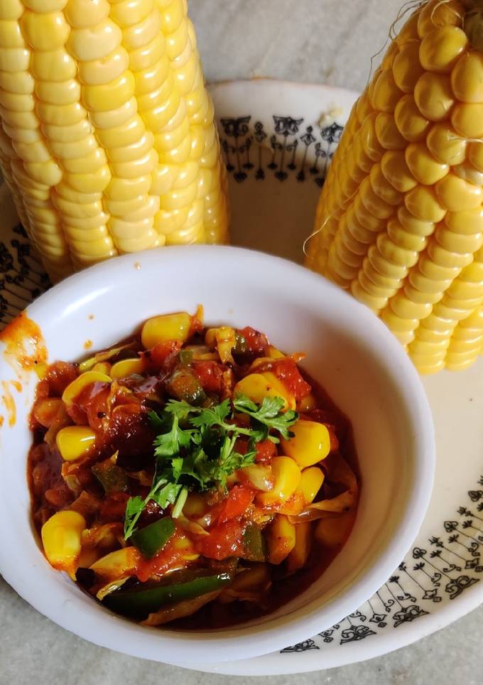 Roopesh Kumar દ્વારા રેસીપી મકાઈના દાણા નું શાક - કૂકપૅડ