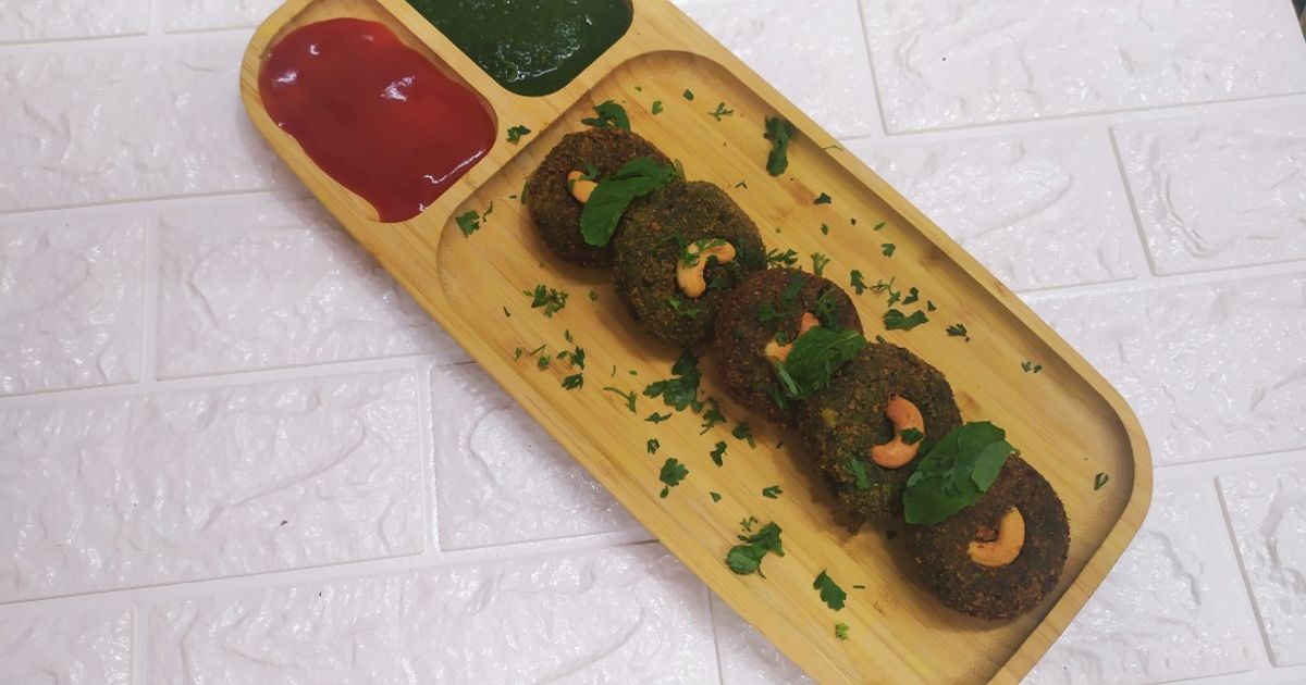 Restaurant Style Hara Bhara Kabab Recipe by Nutritionist Nimisha Gaur ...