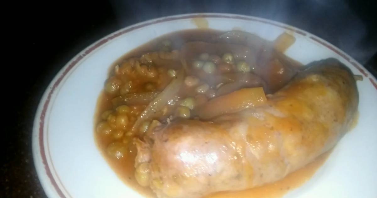 Chorizo a la pomarola para pobres Receta de Alan Kevin Rojas- Cookpad