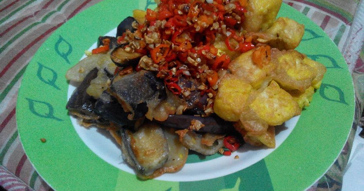Resep Tahu Terong Cabe Garam oleh lisna rahmawaty - Cookpad