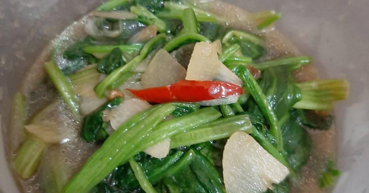 Resep Bayam jepang (Horenso) saos tiram oleh Evi Yulianti - Cookpad