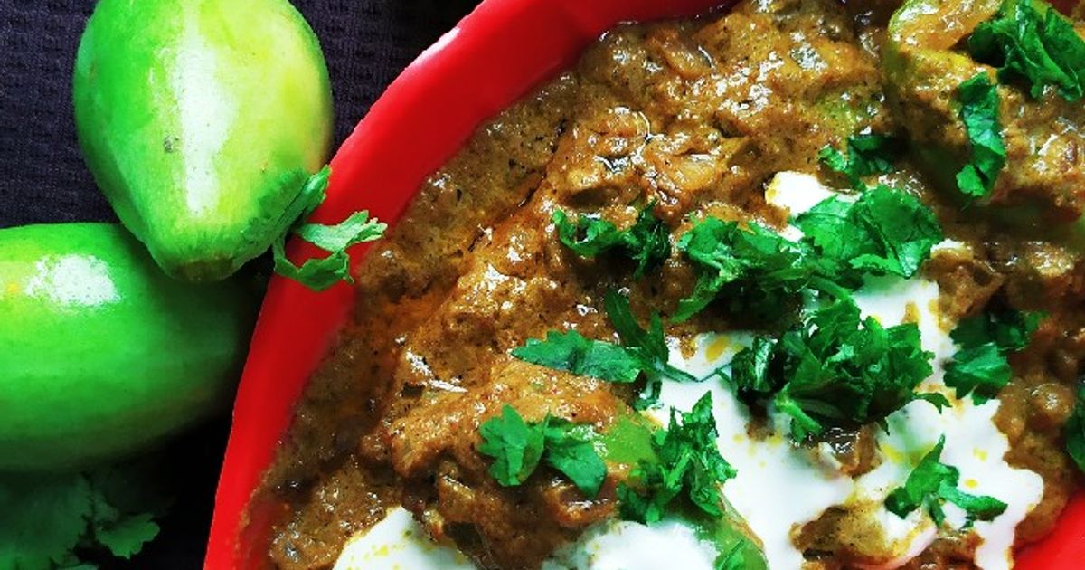 Cottage Cheese Stuffed Pointed Gourd With Gravy Recipe by Dr.Deepti ...