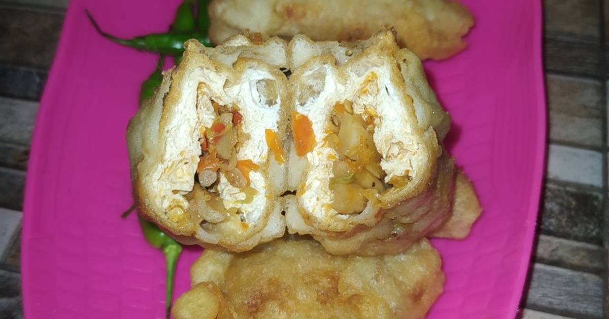 Resep Tahu isi jamur mercon oleh Ita Cute's - Cookpad