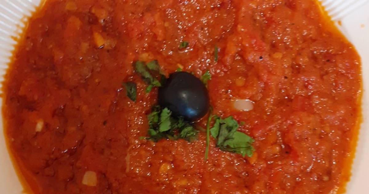 طريقة عمل صوص طوماط على اصولها بطريقة سهلة وسريعة من حنان - كوكباد