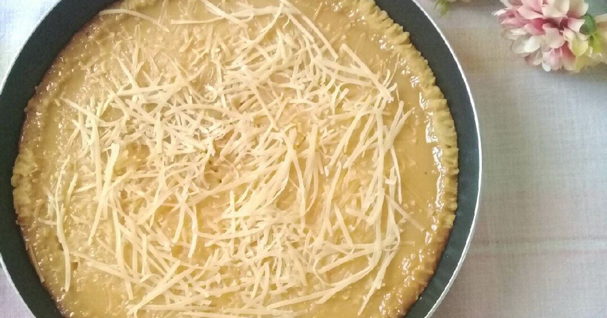 Resep Pie Keju Teflon (Takaran Sendok Makan) oleh Ummu Maryam - Cookpad