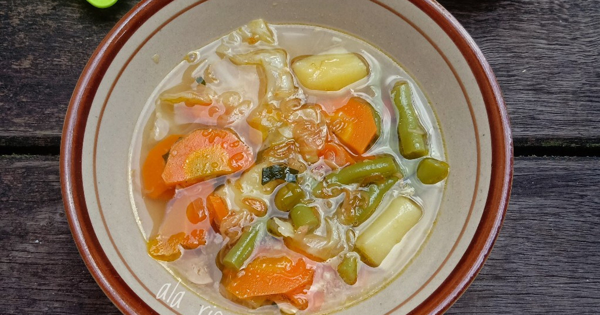 Resep Sayur Sup oleh Ririn Kristanti - Cookpad