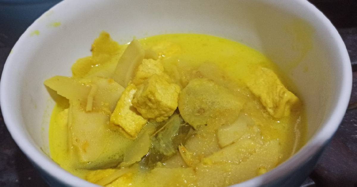 Resep Rebung Santan Kuning (Jangan Bung) oleh Aida Abdul Ra'uf - Cookpad