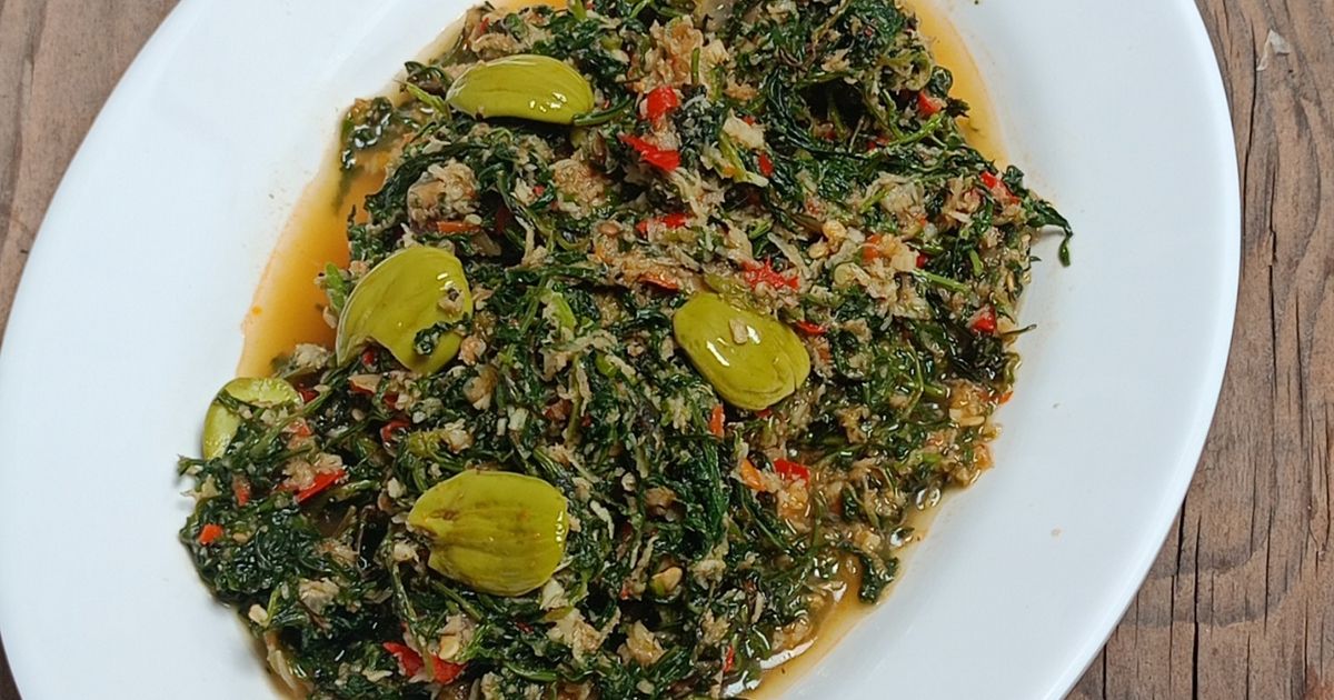 Resep Oblok Oblok Daun Kenikir (Suring) oleh asih wijayanti - Cookpad