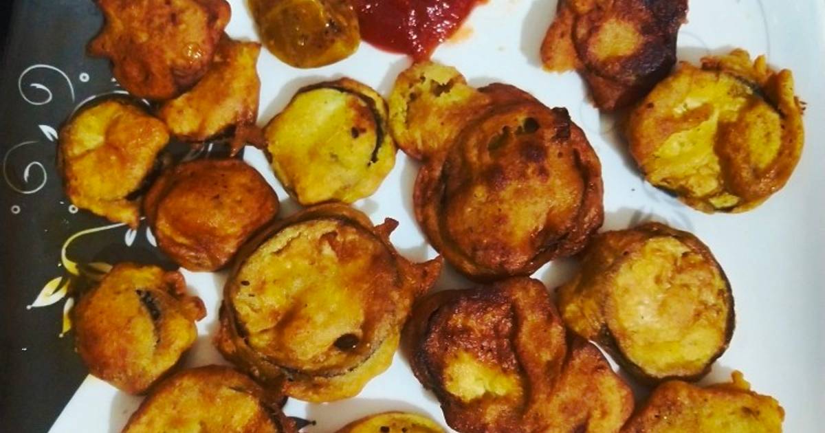 Baigun bhaja Recipe by Mukta Shukla - Cookpad