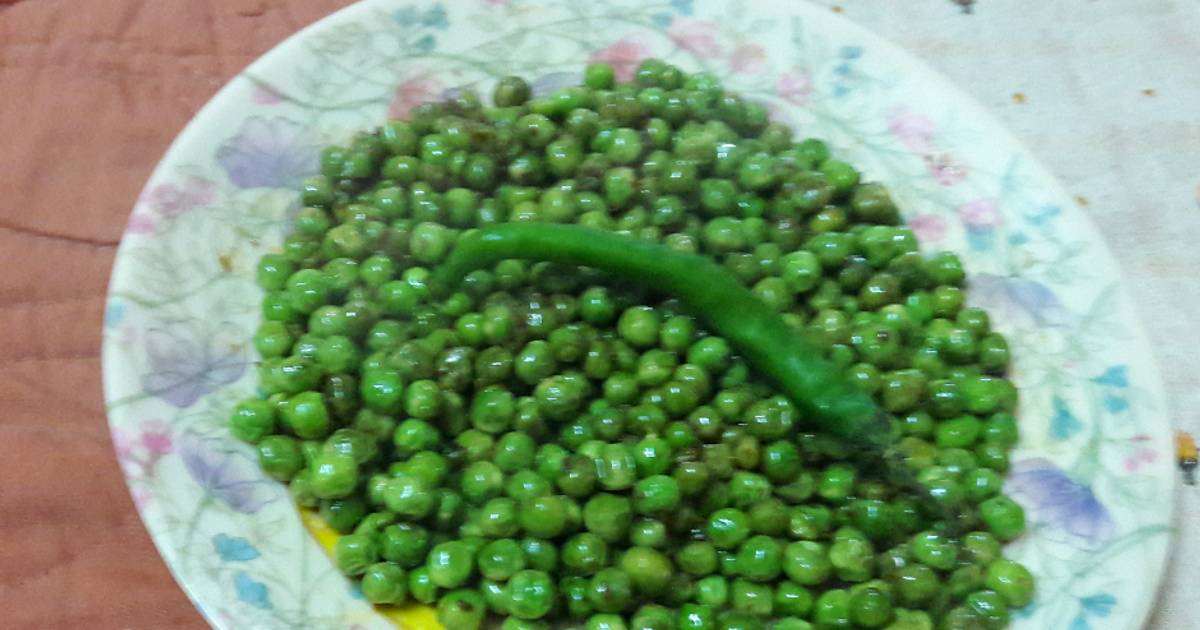 Chonke hue matar Recipe by Geeta Khurana - Cookpad