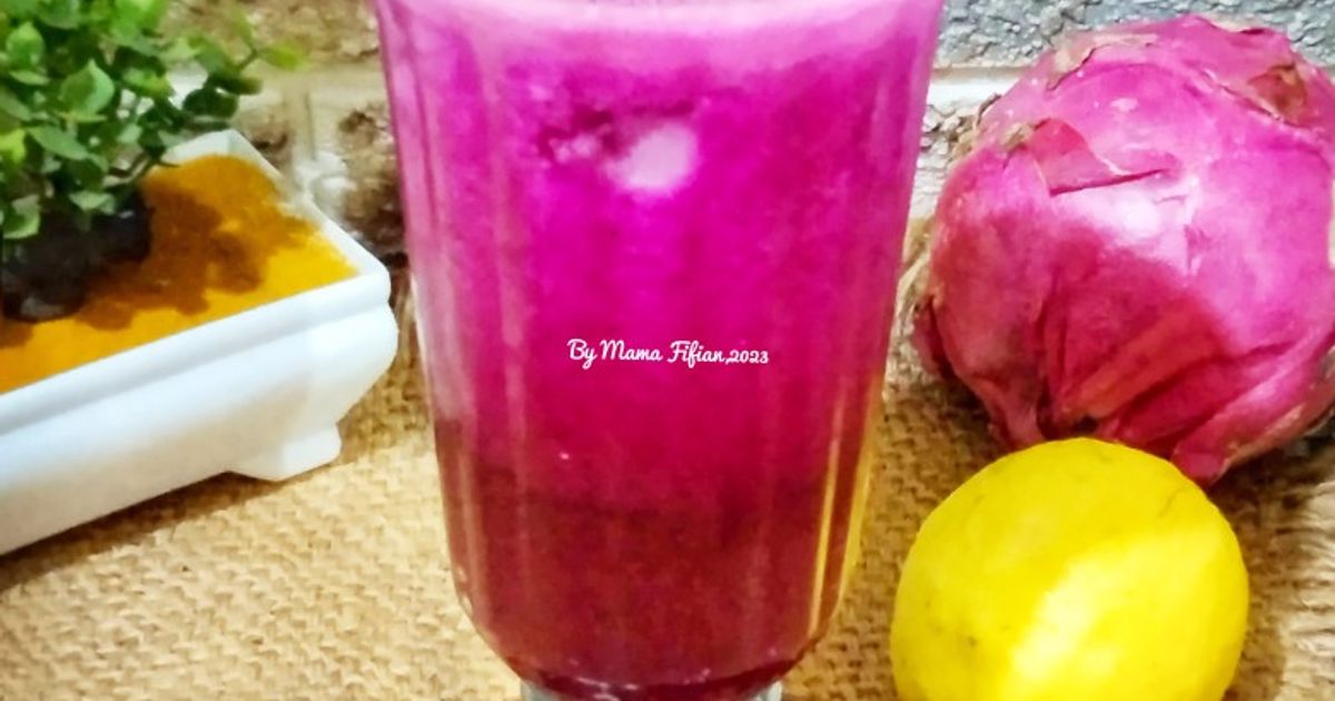 Resep Juice Naga Lemon (Juice Lemonade Dragon) oleh Lanjarsih/Mama ...
