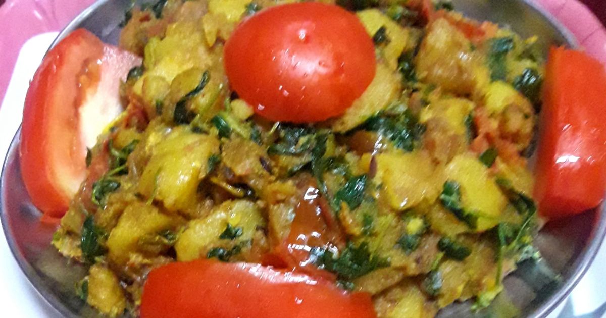 आलू मेथी की सब्जी(Aloo Methi Ki Sabji Recipe In Hindi) रेसिपी बनाने की ...