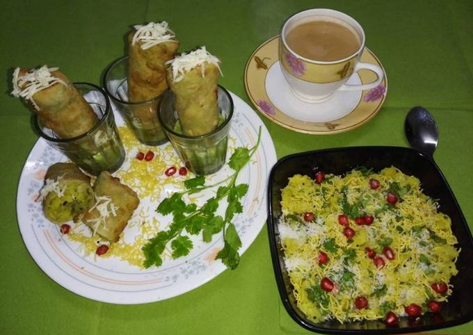 Sev khamani cigar rolls Recipe by Asmita Desai - Cookpad