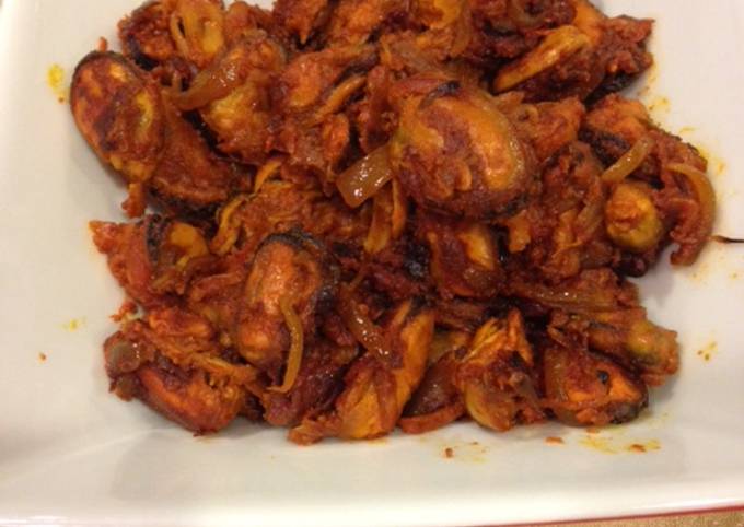 Mussel Fry Recipe by Shalan George - Cookpad