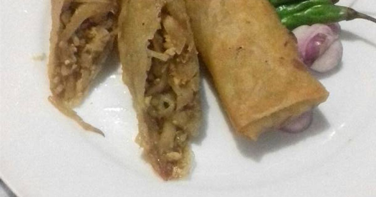 Resep Lumpia Isi Bengkuang oleh Pradita Aprilia Restiani - Cookpad