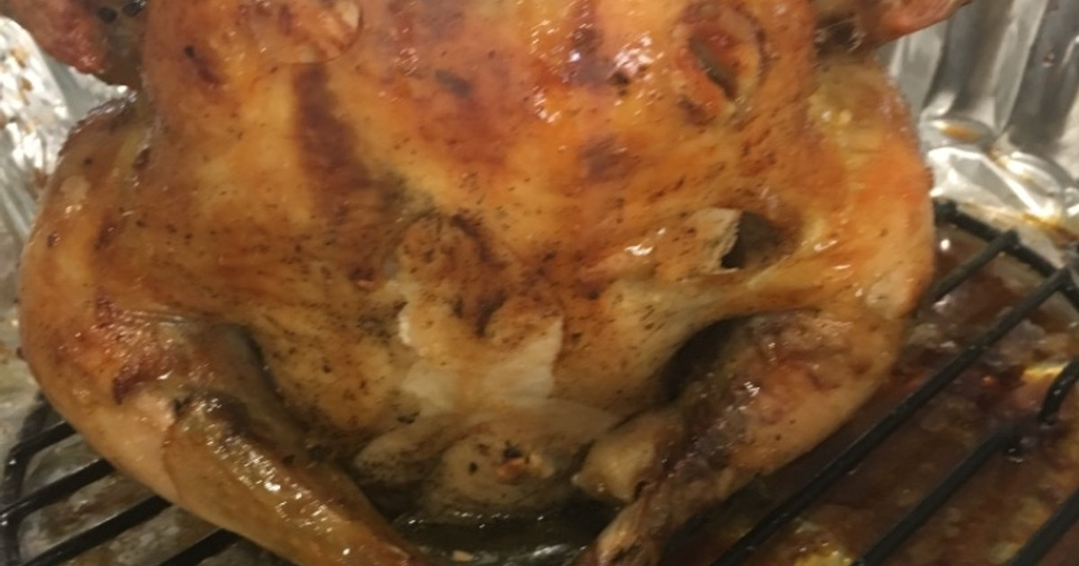 Pollo Horneado Sentado Receta de Alheniel (LAB Humo y Grasa)- Cookpad