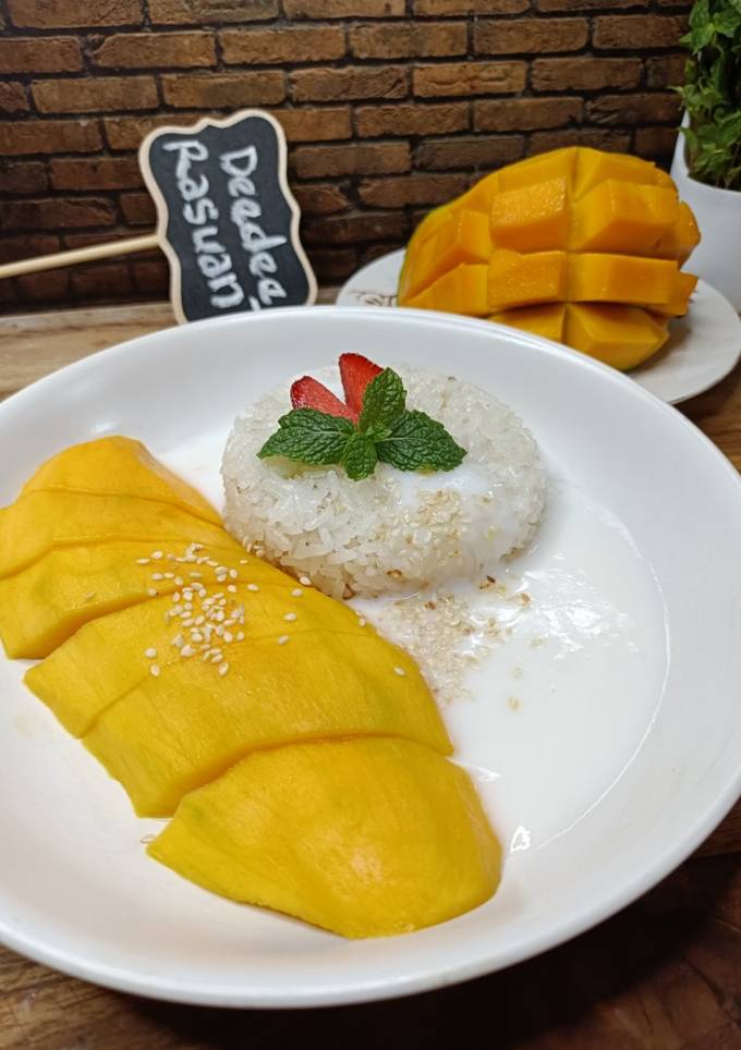 Resep Mango Sticky Rice oleh Deedee Rasuan - Cookpad