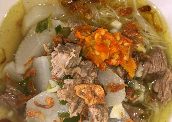 Resep Soup daging sapi lobak oleh Ni Putu Shanty - Cookpad