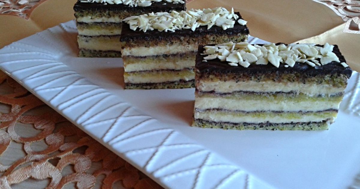 Mákos Piskóta Szelet | Izabela Ráczová receptje - Cookpad receptek
